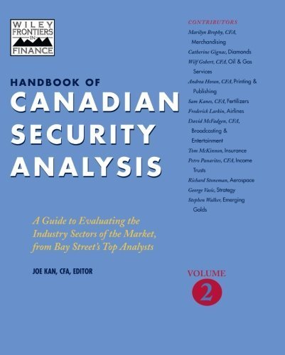 Handbook of Canadian Security Analysis: A Guide to Evaluating the ...