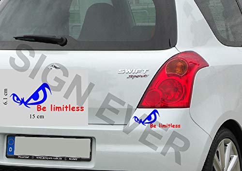 SIGN EVER Be Limitless Maruti Suzuki Car Stickers Exterior Quotes Sides ...