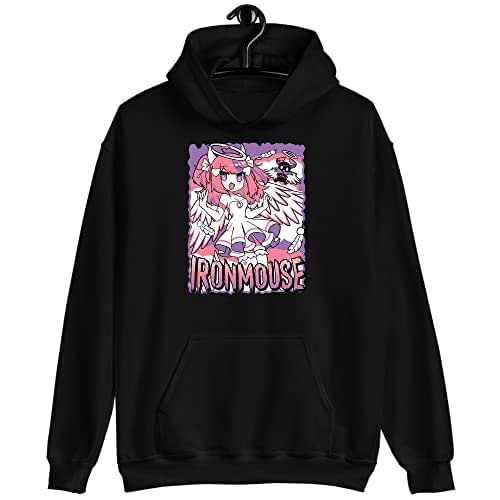 Amazon.com: Vshojo Merch Vhojo Ironmouse Art T-Shirt/Hoodie/Longsleeve ...