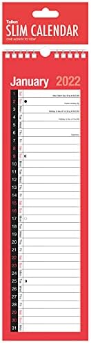 Tallon 2020 Slim Month To View Spiral Bound Wall Planner Calendar 3801 ...