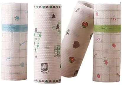 Origami Non Woven Reusable Kitchen Towel Roll - Pack of 3 (80 Pulls Per ...