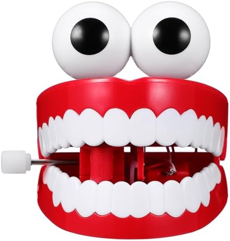 Amazon.com: Chattering Teeth Wind up Toy: Walking Teeth Toy with LED ...