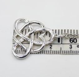 Amazon.com: DAOCHONG Witches Knot Pendant Necklace 925 Sterling Silver Good Luck Irish Celtic ...