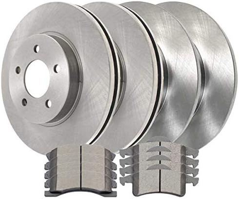 Amazon.com: AutoShack Brake Rotors with Brake Pads Front and Rear Brake Rotor & Pad Replacement ...