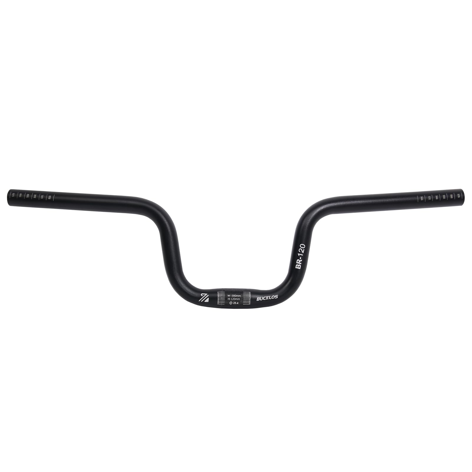 Amazon.com : BUCKLOS Bike 25.4 High Riser 120mm/160mm Handlebars ...