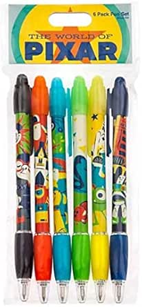 Disney Parks Ink Pen Set - The World of Pixar - 6 Pack at Amazon's ...