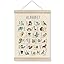 Amazon.com: HRQKO Western Alphabet Poster Hanger Frame, Western Nursery ...