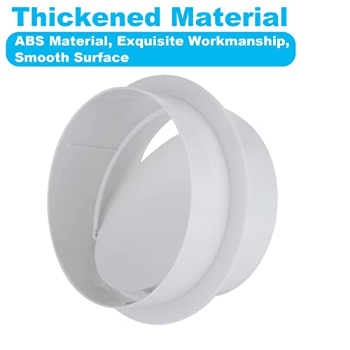 ZOFUN 2 PCS 150mm Backraft Shutters, 6 Inch Ducting Connector with ...