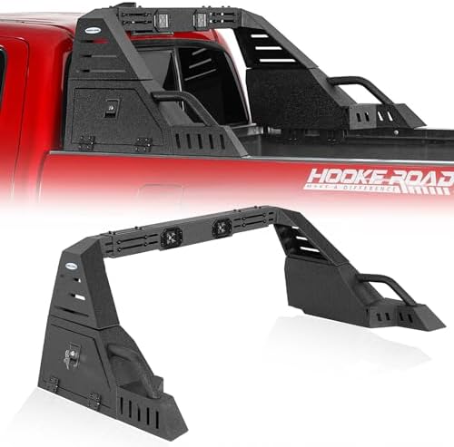 Amazon.com: Hooke Road Mid-Size Truck Sport Roll Bar Adjustable Chase ...