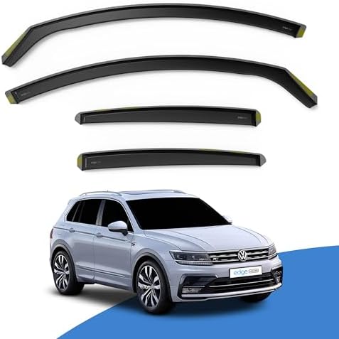 EdgeVisors Wind Deflectors | Fits: VW TIGUAN MK2 (2016-2023) 5 Door SUV ...