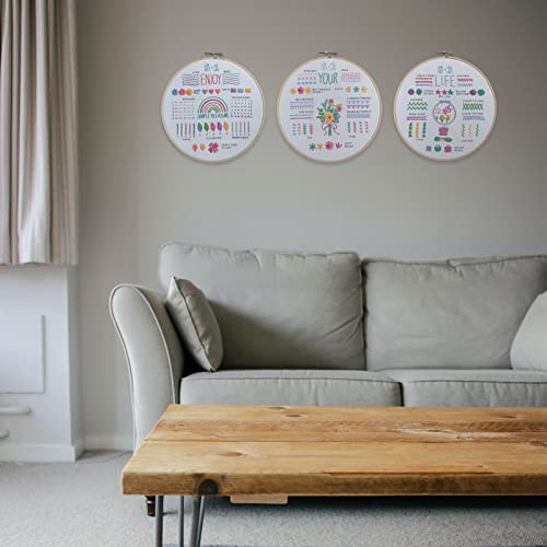 Snapklik.com : ETSPIL 3 Sets Embroidery Kit For Beginners AdultsLearn ...