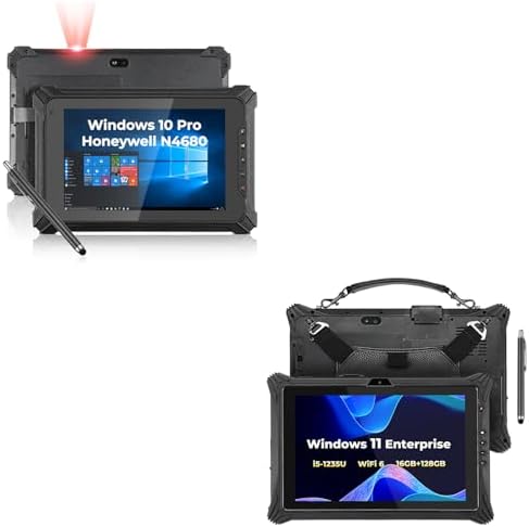Amazon.com: MUNBYN Rugged Windows Tablet with Barcode Scanner IRT06, 8 ...