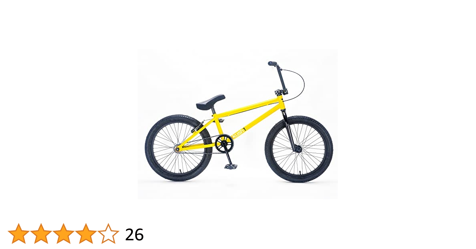 Bicicleta Bmx Amarilla Y Negra