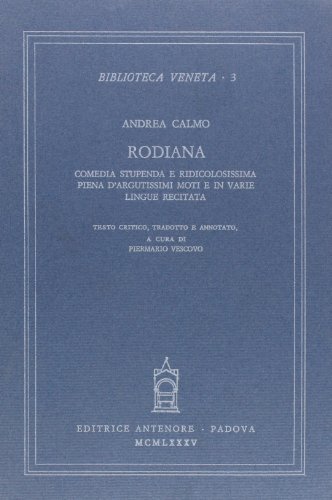 『Rodiana. Comedia stupenda e ridicolosissima piena - 読書メーター