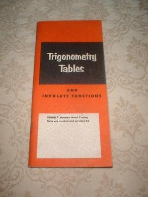 itw Trigonometry Tables and Involute Functions: Ilinois Tool Works ...