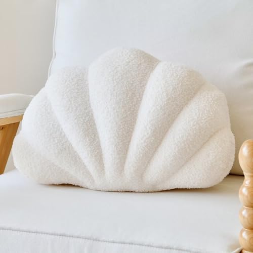 Amazon.com: Soaoo 3 Pcs White Starfish Shell Sea Snail Pillows 11.8 ...