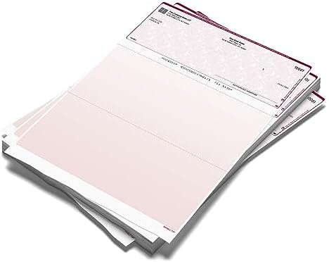 Amazon.com : Computer Checks Compatible W/QB Check On Top [1000 Sheets ...