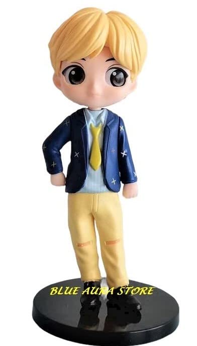 Buy Blue Aura BTS Figure Jin Idol Toy Doll Statue Merchandise for BTS ...