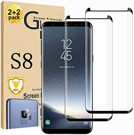 Amazon.com: Micger Galaxy S8 Screen Protector, Tempered Glass Screen ...