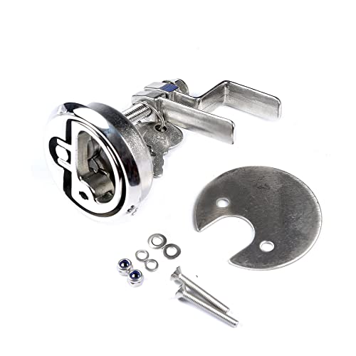 Snapklik.com : Marine Hatch Latches Locking Boat Cam Latch Stainless Steel