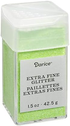 Amazon.com: Darice Garnet Extra Fine Glitter 1.5 Ounces Canister w/Pour ...