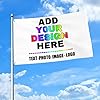 Amazon.com : Custom Flags Design Your Own Text/Logo/Photo One Side ...