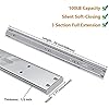 LONTAN 5 Pairs 20 Inch Soft Close Drawer Slides Side Mount Heavy Duty ...