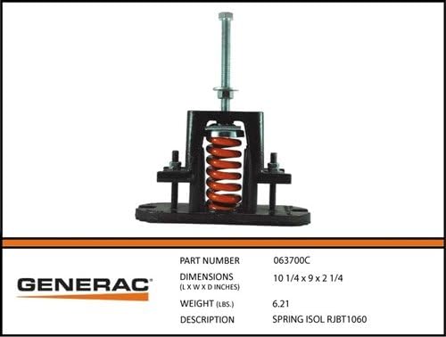 Amazon.com : 063700C Generac Guardian spring isolators : Generator ...