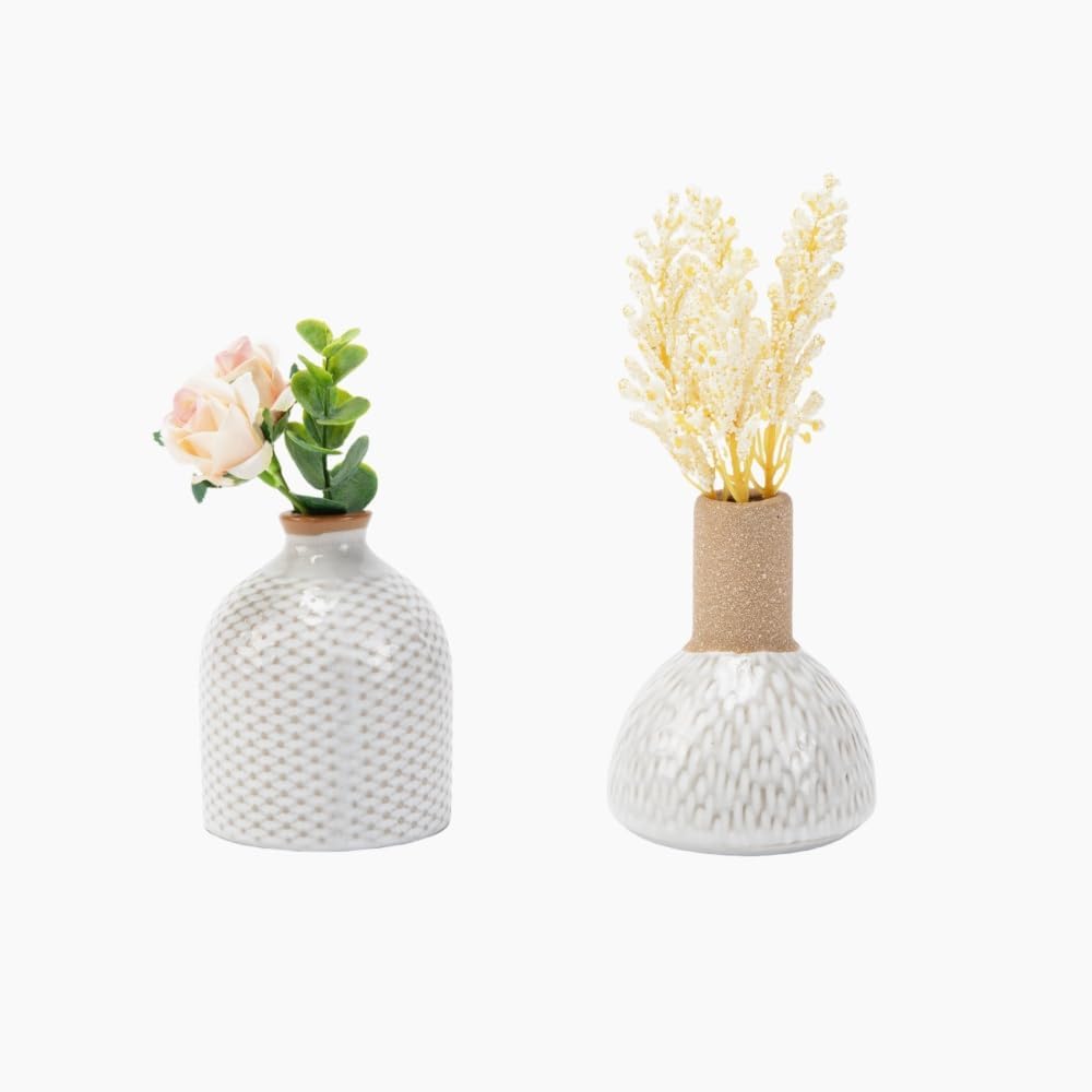 Amazon.com: Vase with Small Flower, Arrangement Modern Minimalist ...