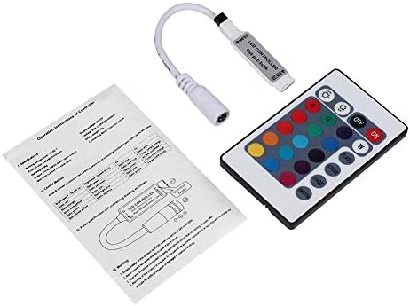 VIPMOON 44 Key Wireless IR Remote Controller Dimmer Switch, 4 Pin 2 ...