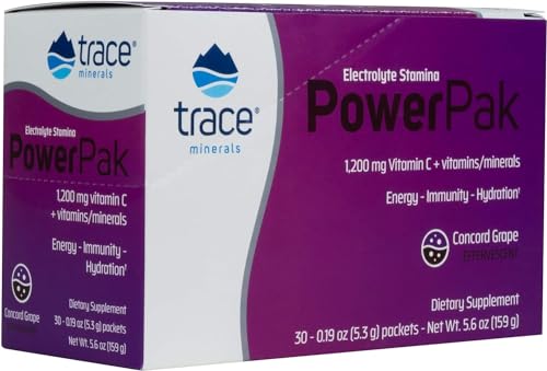 Snapklik.com : Trace Minerals Power Pak Electrolyte Powder Packets 1200 ...