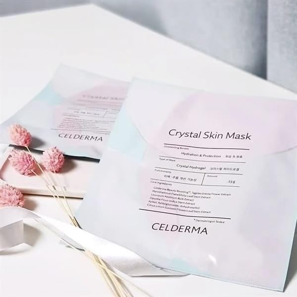 Amazon.com : Crystal Hydrogel Skin Mask/Calming/Nourishing(23g X 10 pcs ...