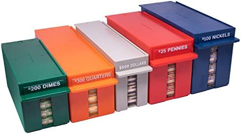 Amazon.com : Rolled Coin Storage Box (Pennies) : Office Products