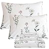 Amazon.com: QSH Floral King Size Sheet Sets - 100% Egyptian Cotton ...