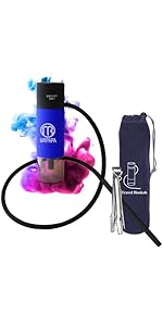 Amazon.com: Portable Hookah for Travel, Hookah set with Everything ...