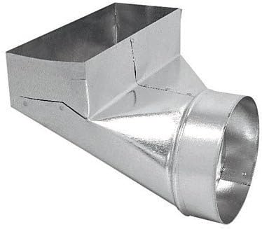 Amazon.com: HVAC Angle Boot, 90 Degree, Galvanized, 4 x 12 to 6-In ...
