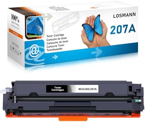 Paquete de 4 Tóner 207A (W2210A) Compatible para HP 207A Toner HP 207X ...