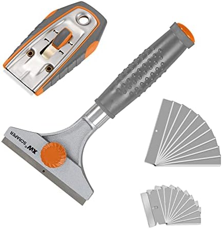 XW Razor Blade Scraper Set, Putty Knife Paint Scraper with Quick Blade ...