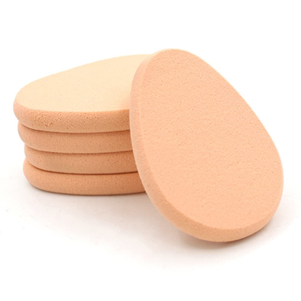 Amazon.com : 5Pcs Beige Smooth Makeup Sponge Blender Flawless ...