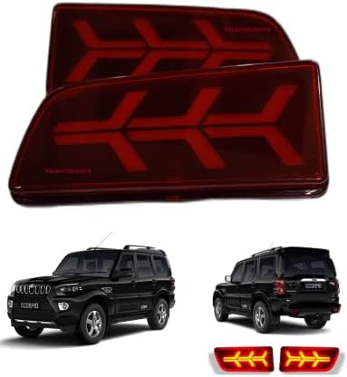 PALAUTOLIGHTS Scorpio Led Reflector light Arrow style Rear Bumper Brake ...
