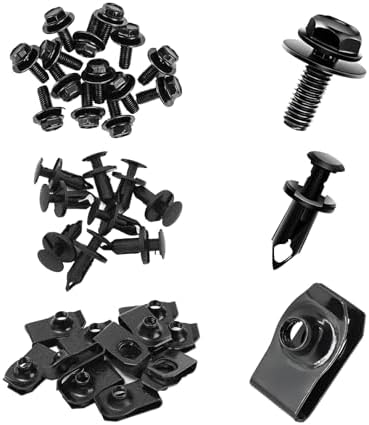 Amazon.com: Bestmoy 35PCS Engine Under Cover and Fender Liner Fastener ...