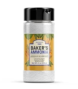 Amazon.com : Unpretentious Baker's Ammonia (8 oz), Ammonium Bicarbonate ...