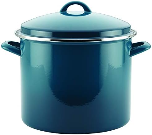 Amazon.com: Martha Stewart Thayer 8-Quart Enamel On Steel Scratch ...