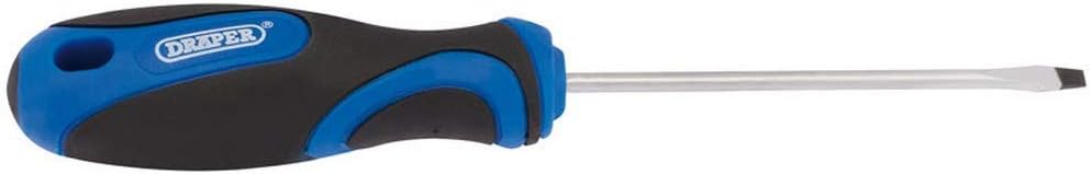 Draper 3.2mm x 75mm Plain Slot Soft Grip Screwdriver | Manual Hand Tool ...