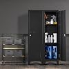 Amazon.com: Metal Locker with Doors and Shelves, Locking Storage ...