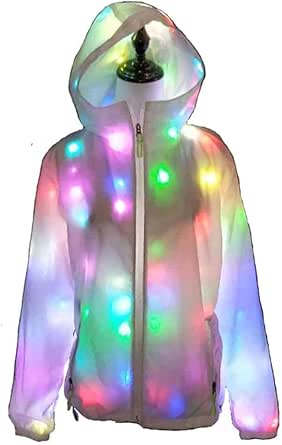 Amazon.com: TGP Light Up Costume LED Jacket Flash for Adult Kids ...