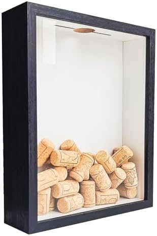 Amazon.com: Wine Cork Shadow Box,Beer Cap Holder Shadow Box,Wine Cork ...