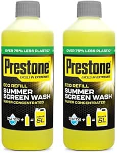 Prestone Eco Refill Summer Screenwash Concentrate, Summer Eco Screen ...