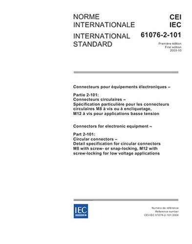 Amazon.com: IEC 61076-2-101 Ed. 1.0 b:2004, Connectors for electronic ...