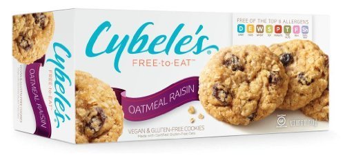 Amazon.com: Cybele's Free to Eat Oatmeal Raisin Cookies (Pack of 3) by ...